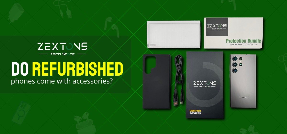 Do refurbished phones come with accessories? | Zextons