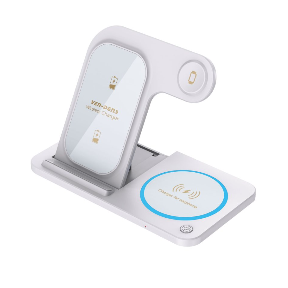 Buy 15W 3-in-1 Foldable Wireless Charger (Model WLC014) – Compact ...