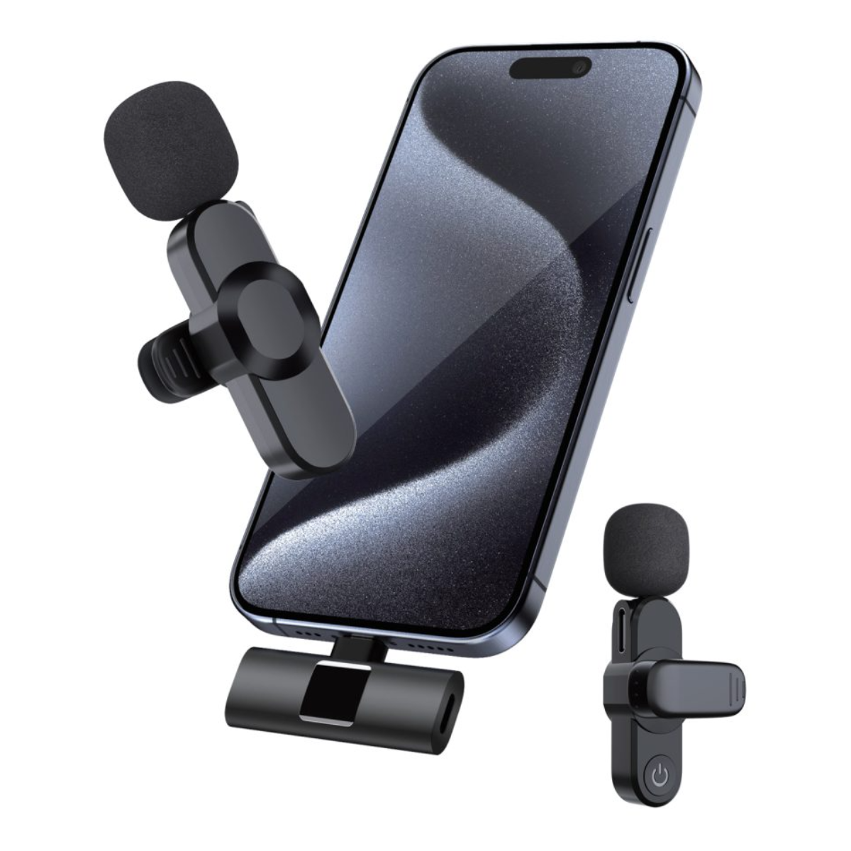 Buy Wireless Dual Microphone - Lightning Plug | VD-MIC010 at Zextons